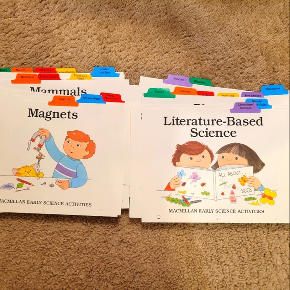 Other | Macmillan Lesson Planworksheet Dividers With Tabs | Poshmark